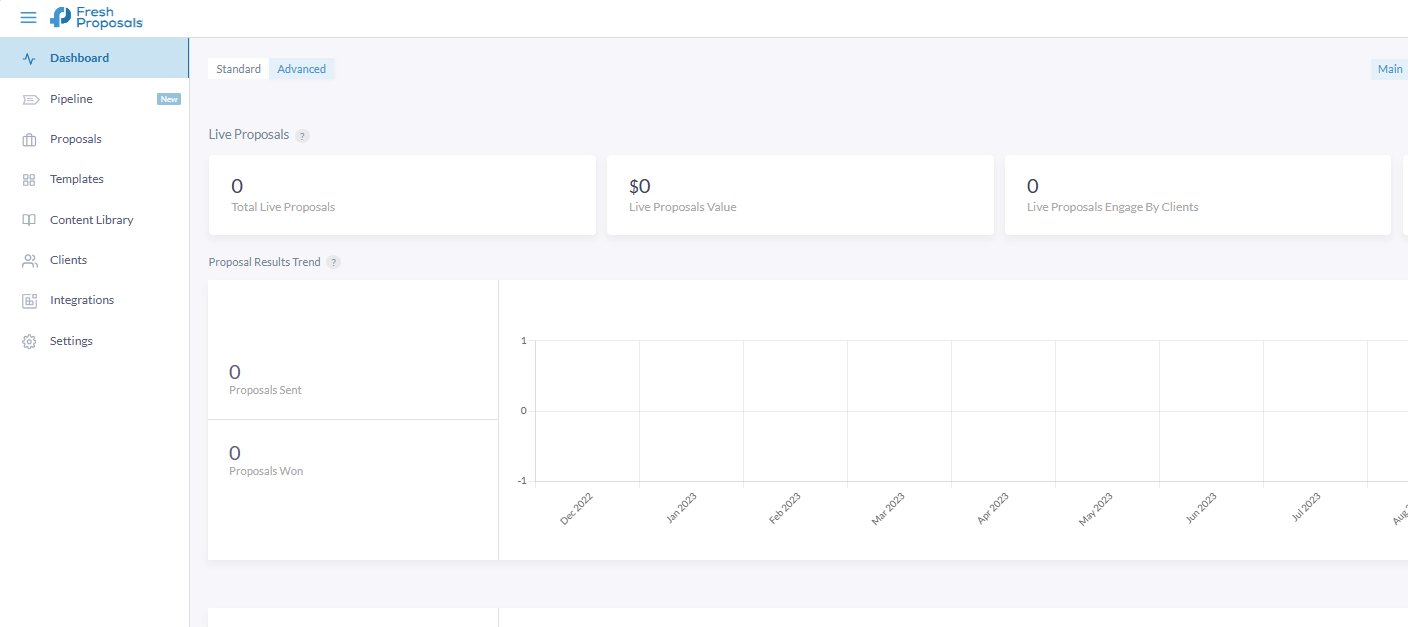 How to change the text settings for all your proposals